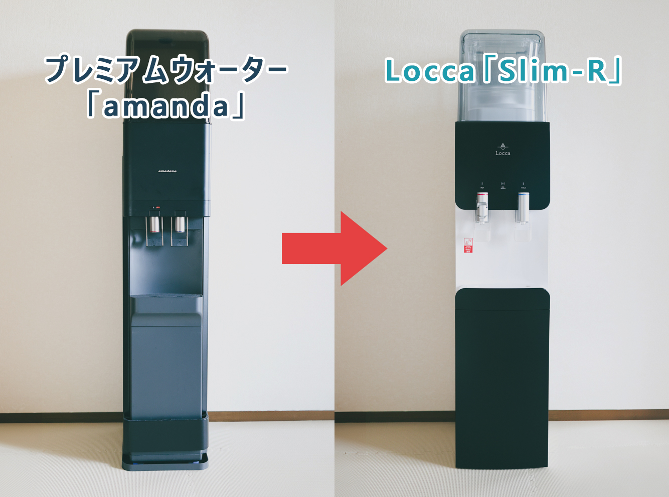 プレミアムウォーターから浄水型のLocca(ロッカ)にお得な条件で変更・乗り換えする方法